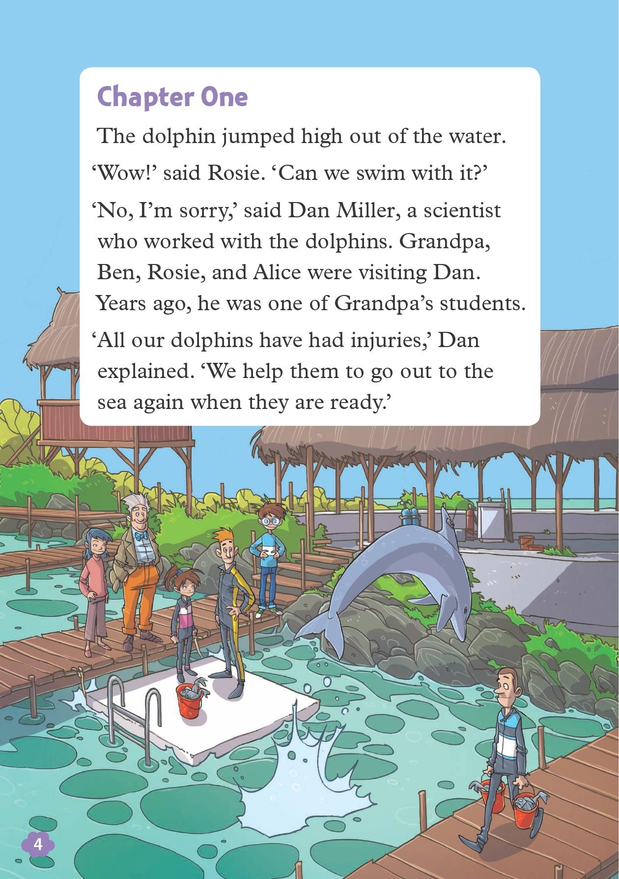 Oxford Read & Imagine: Level 4: Swimming with Dolphins - FAHASA.COM