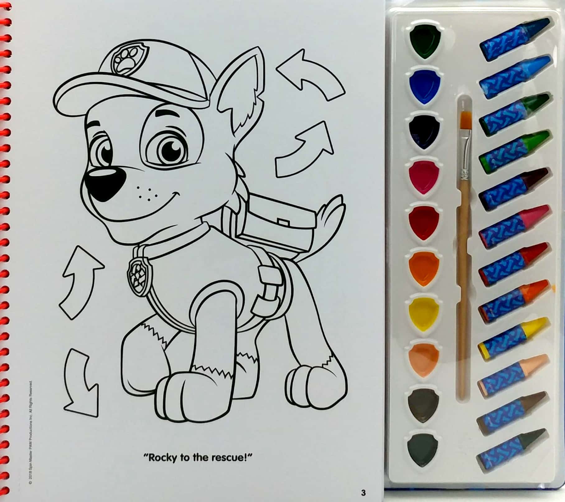 Paw Patrol Deluxe Poster Paint & Color