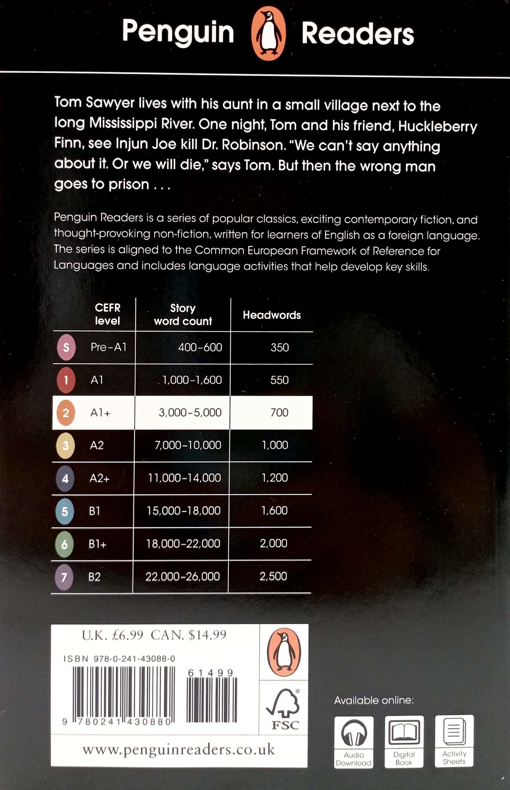 Penguin Readers Level 2: The Adventures Of Tom Sawyer - FAHASA.COM