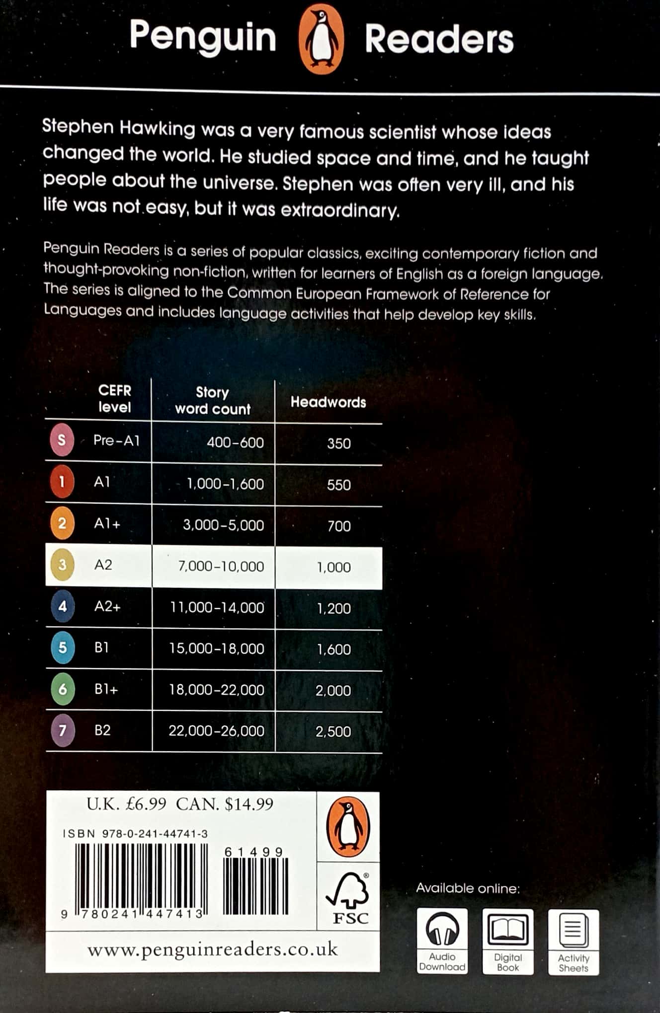 Penguin Readers Level 3: The Extraordinary Life Of Stephen Hawking - FAHASA.COM