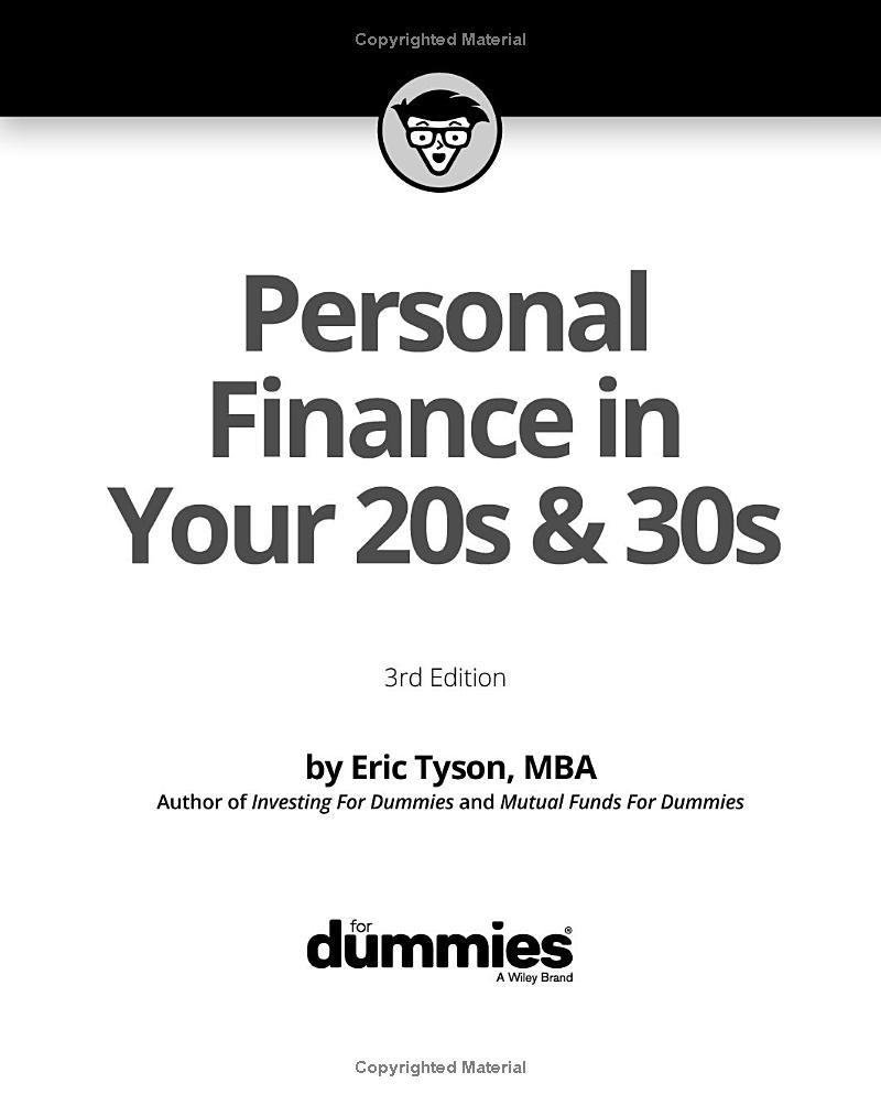 Personal Finance In Your 20s & 30s For Dummies - 3rd Edition - FAHASA.COM