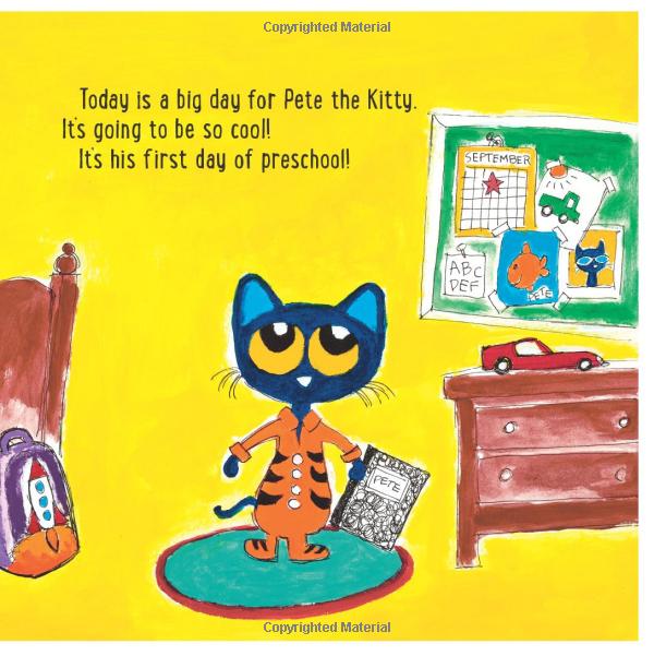 Pete The Kitty's First Day Of Preschool (Pete The Cat) - FAHASA.COM