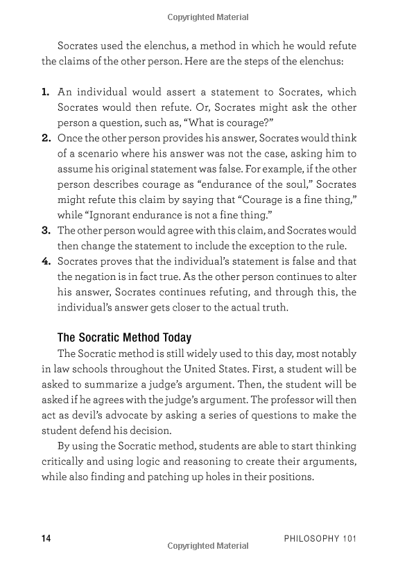 Philosophy 101: From Plato And Socrates To Ethics And Metaphysics, An ...