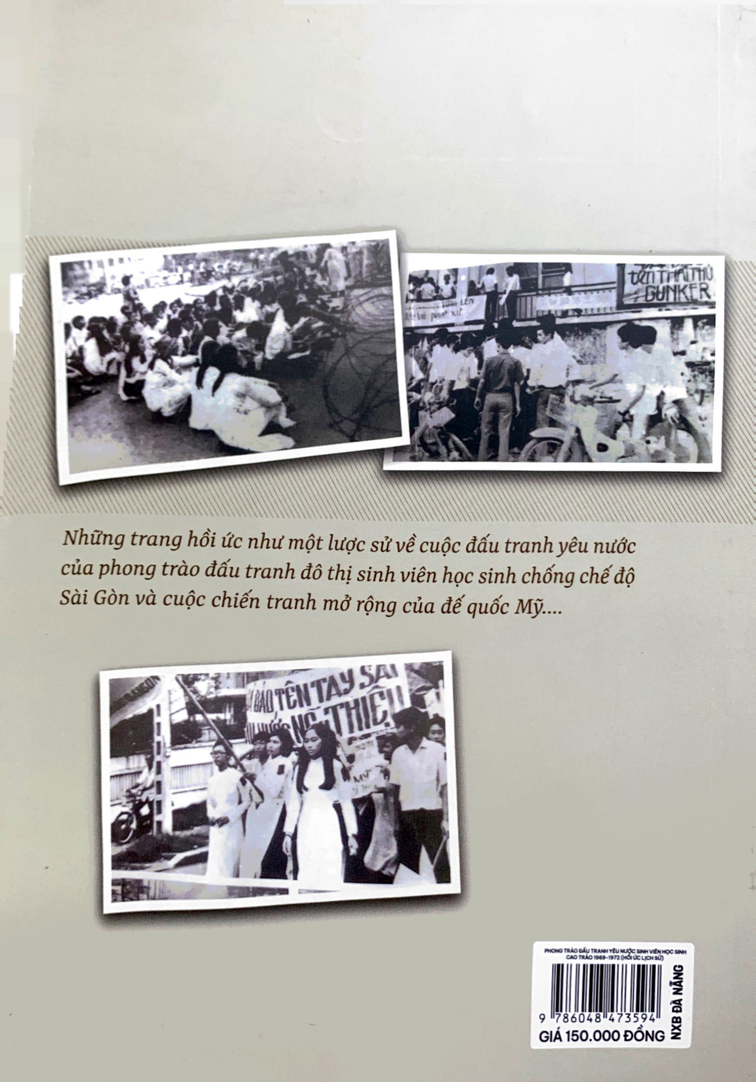 Sách Phong Trào Đấu Tranh Yêu Nước Sinh Viên Học Sinh Cao Trào 1969 - 1972 - FAHASA.COM