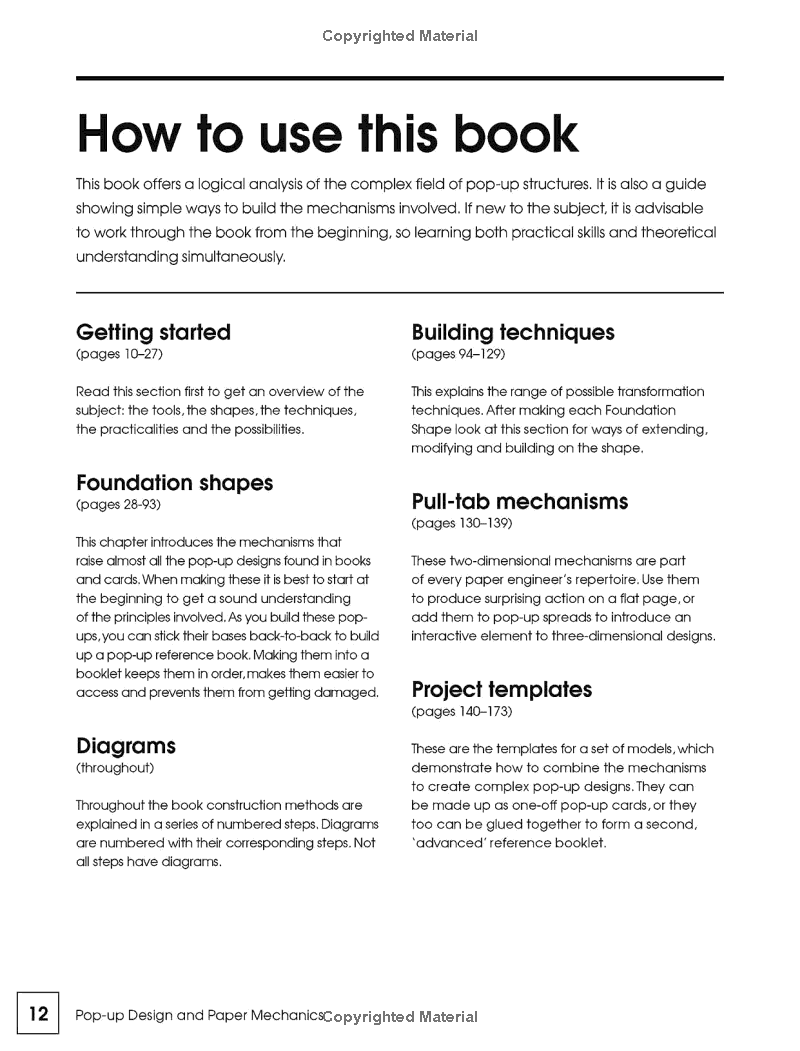 Pop-Up Design And Paper Mechanics