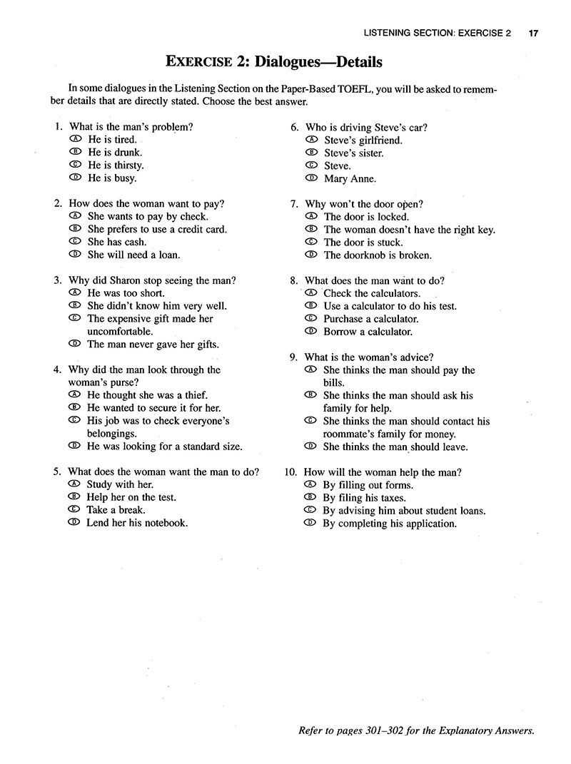 Sách Practice Exercises For The TOEFL iBT (6th Edition) - Kèm CD ...