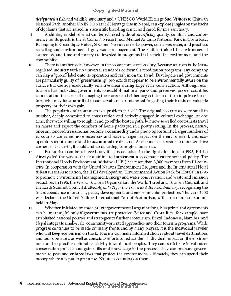 Practice Makes Perfect: Advanced English Reading And Comprehension ...