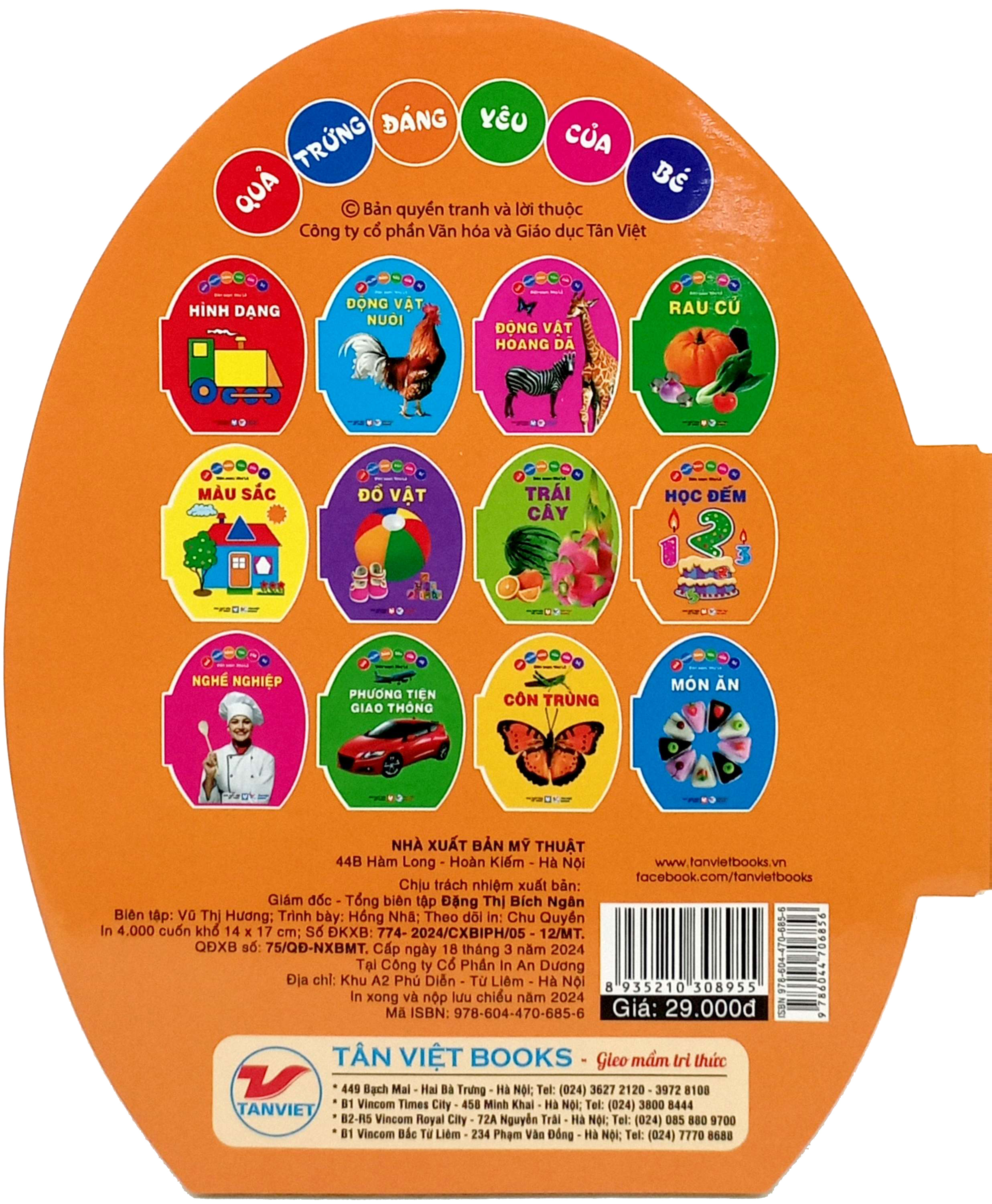 Sách Quả Trứng Đáng Yêu Của Bé - Số Đếm - FAHASA.COM