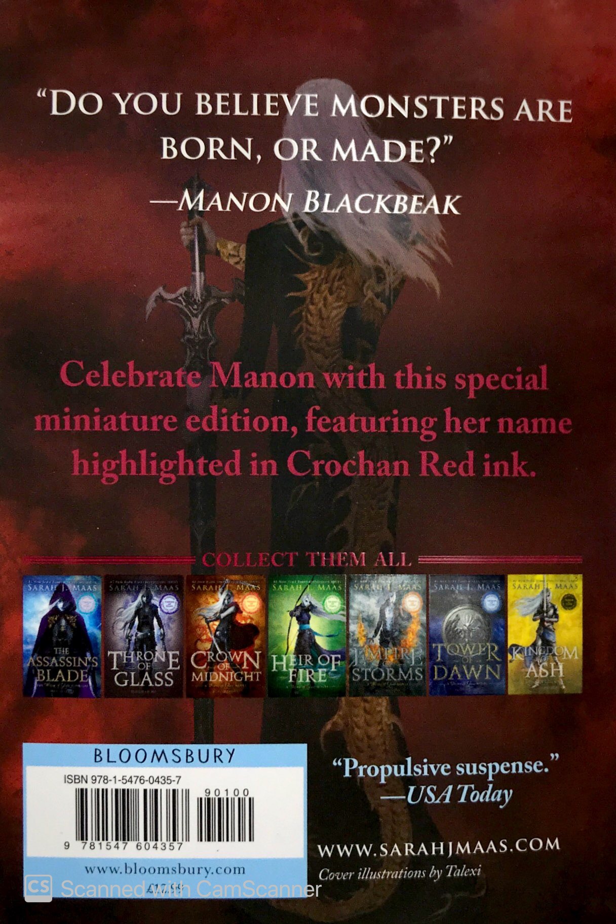 Queen Of Shadows (Miniature Character Collection) (Throne Of Glass Mini ...