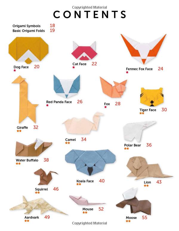Realistic Origami Animals: 32 Amazing Paper Models From A Japanese ...