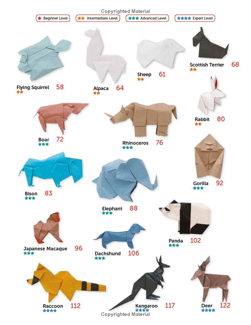 Realistic Origami Animals: 32 Amazing Paper Models From A Japanese ...