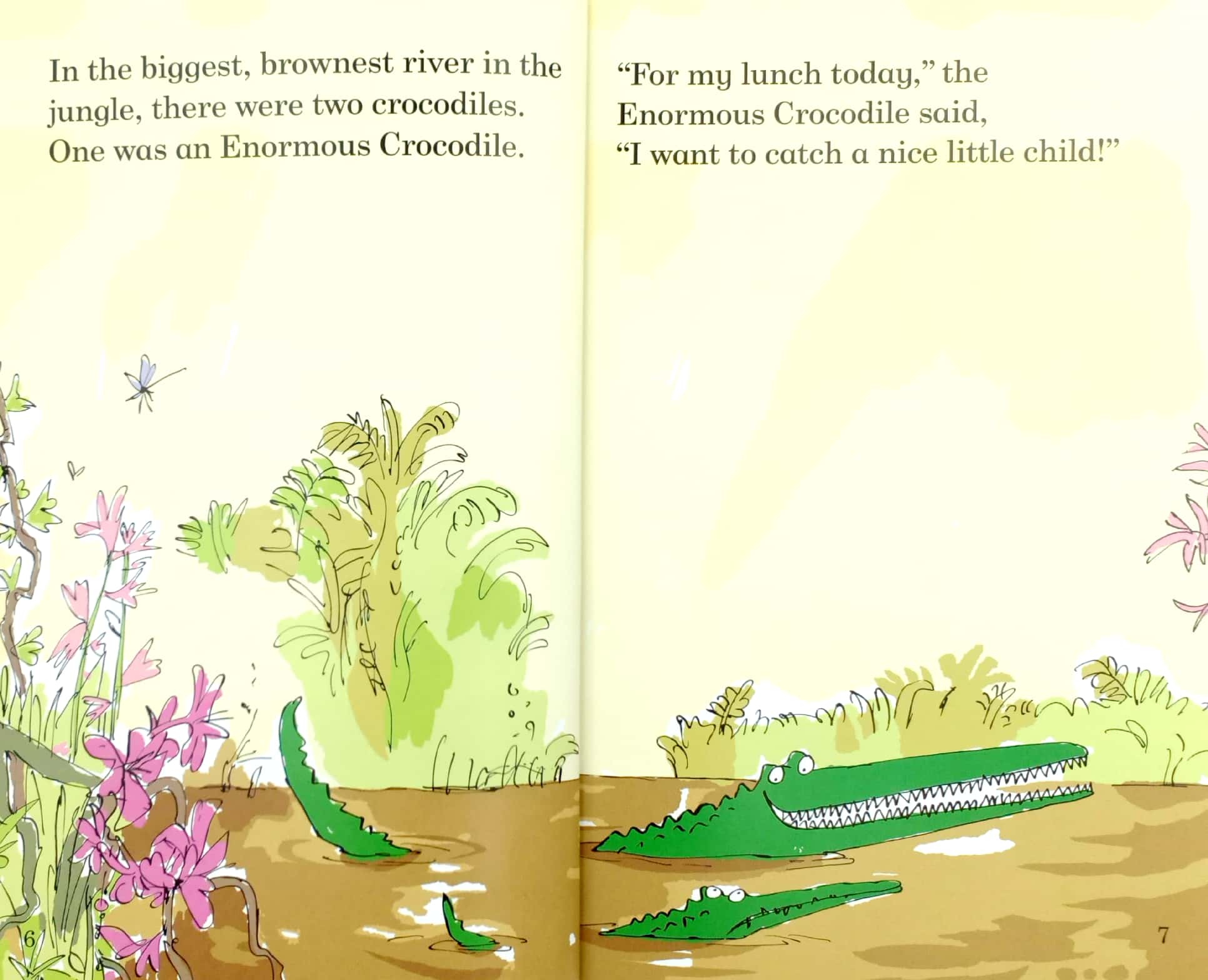 Roald Dahl: The Enormous Crocodile - Ladybird Readers Level 3 - FAHASA.COM
