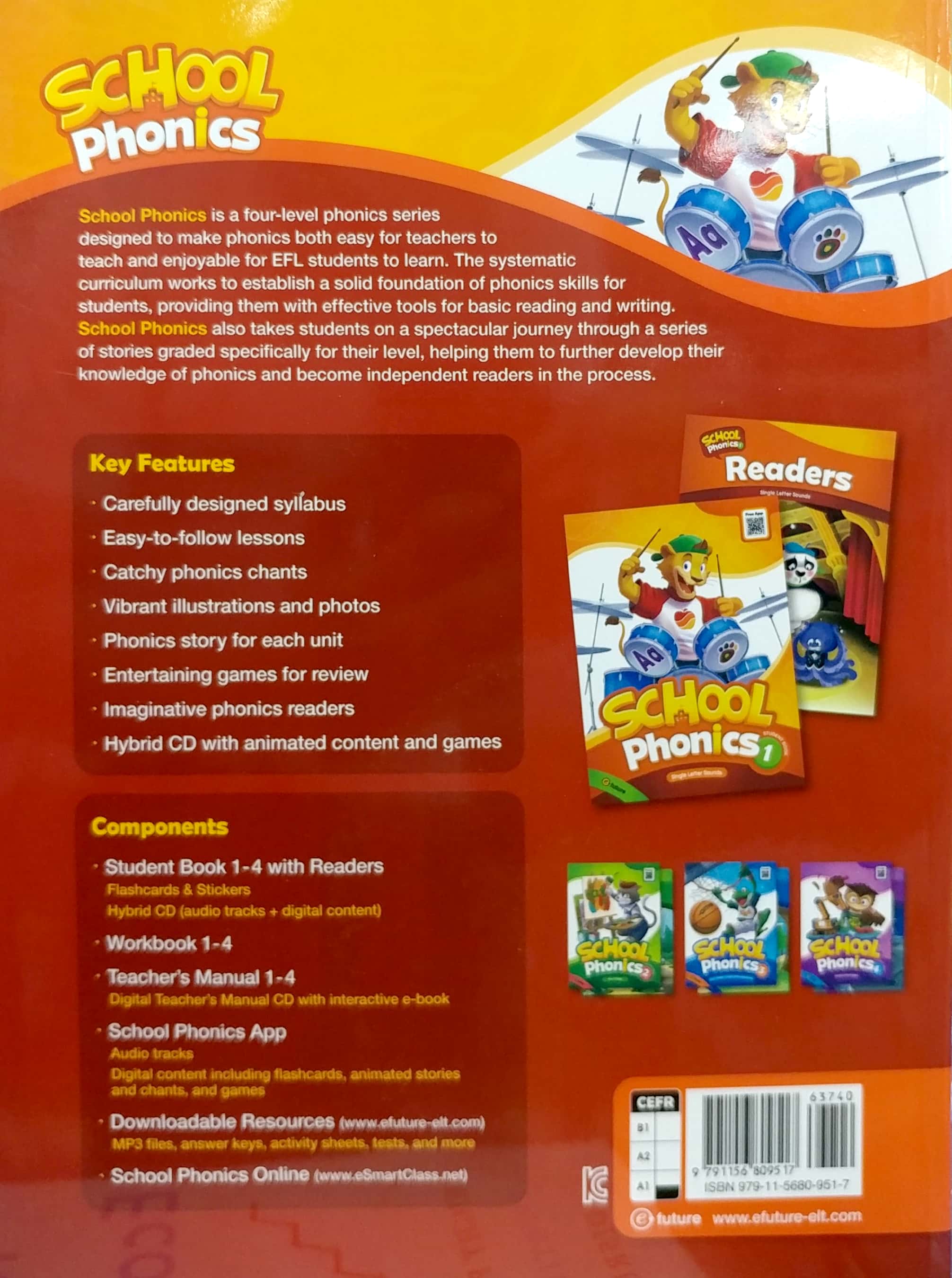 School Phonics Student Book 1 - FAHASA.COM
