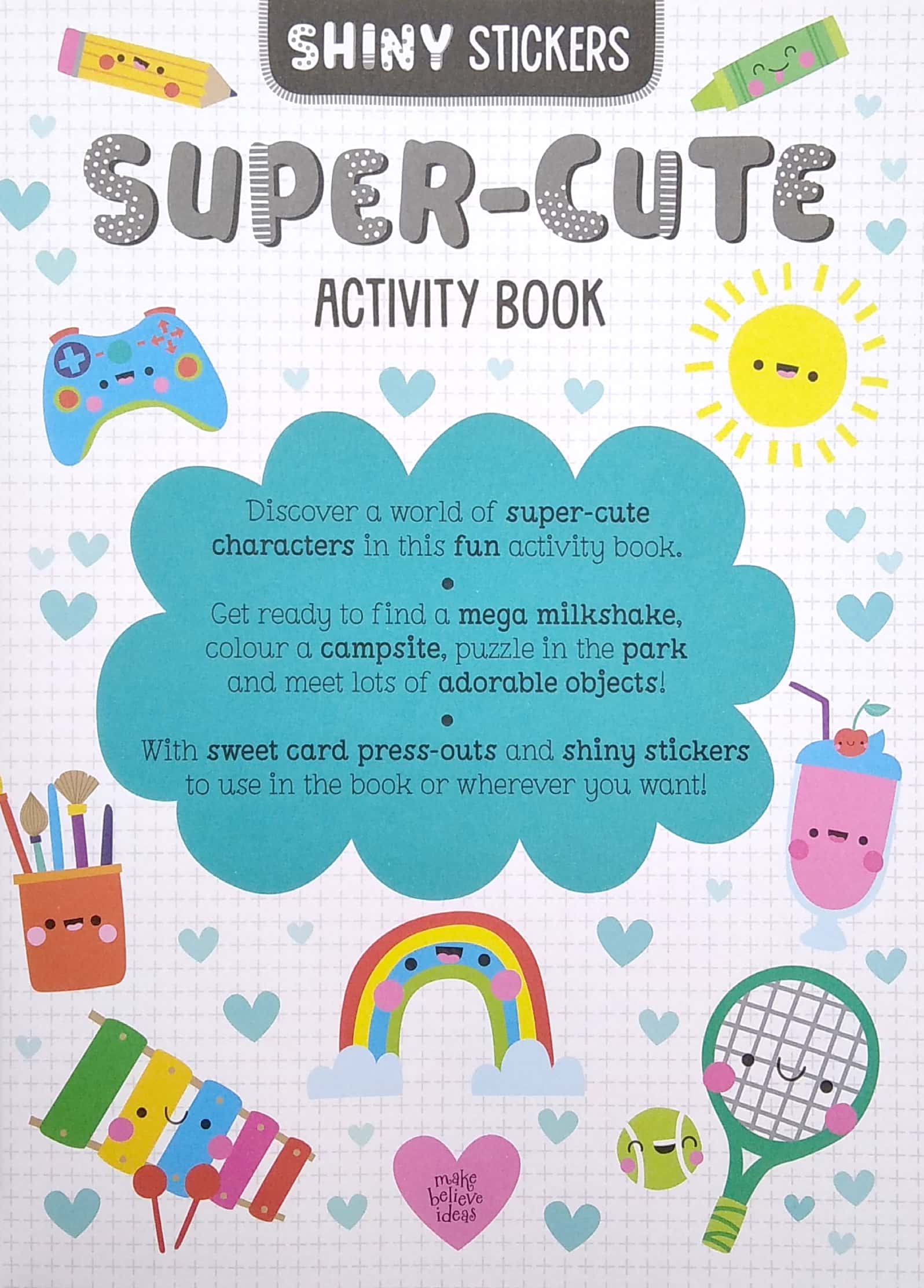 Shiny Stickers Super-Cute Activity Book - FAHASA.COM