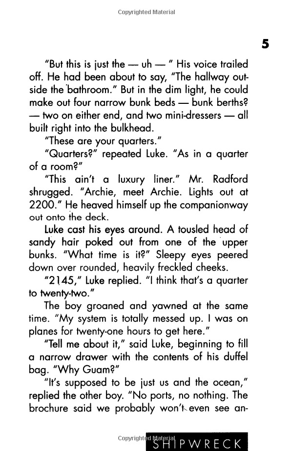 Shipwreck (Island, Book 1) - FAHASA.COM