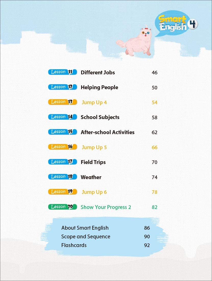 Smart English 4 Student Book + Audio CD - FAHASA.COM