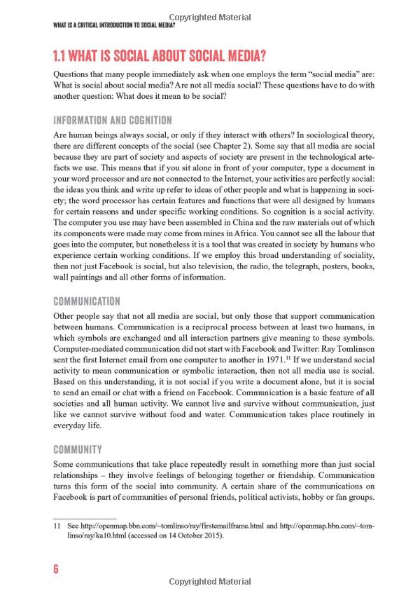 Social Media: A Critical Introduction Second Edition