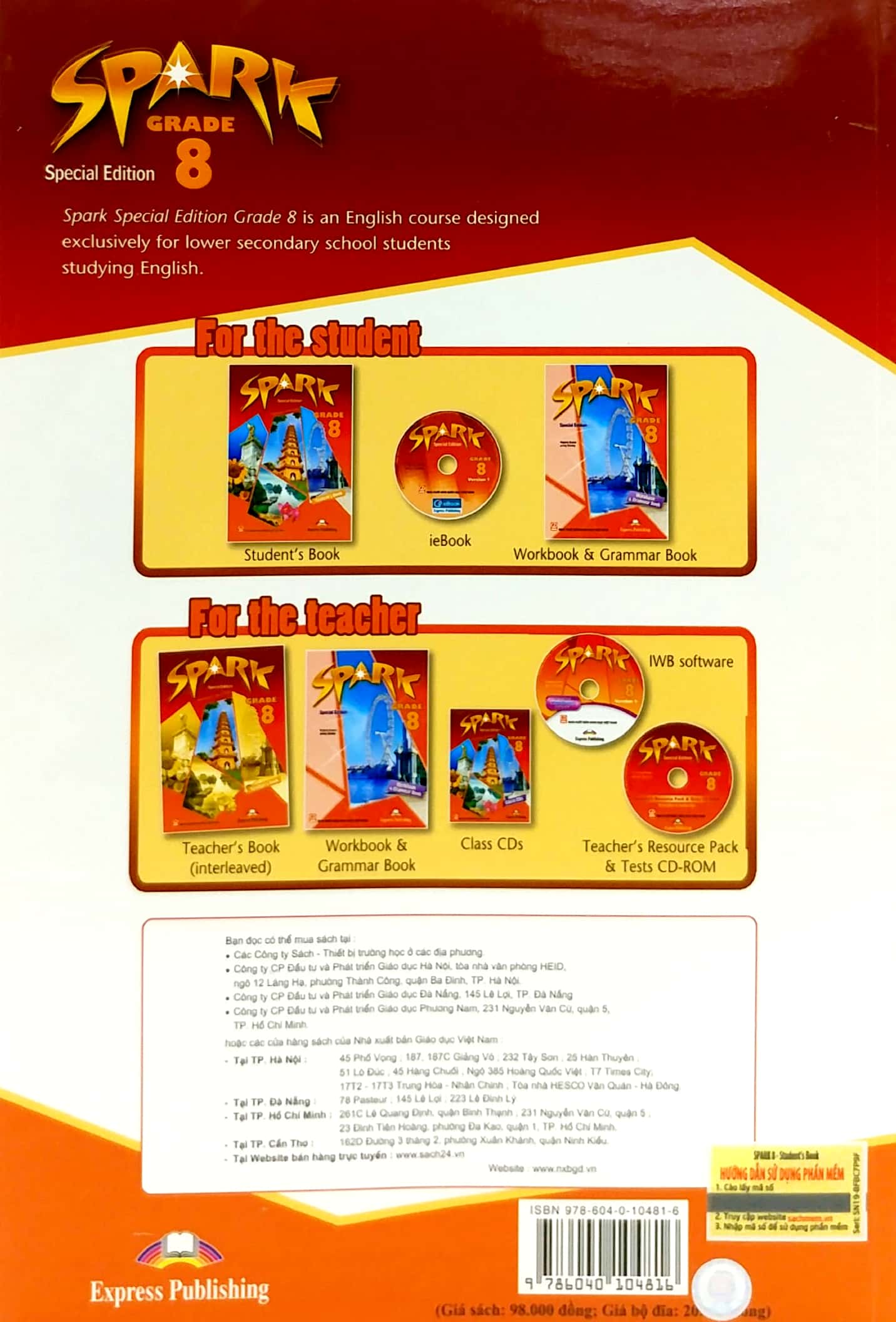 Spark Special Edition Grade 8 - Student's Book - FAHASA.COM