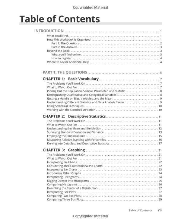 Statistics: 1001 Practice Problems For Dummies (+ Free Online Practice ...