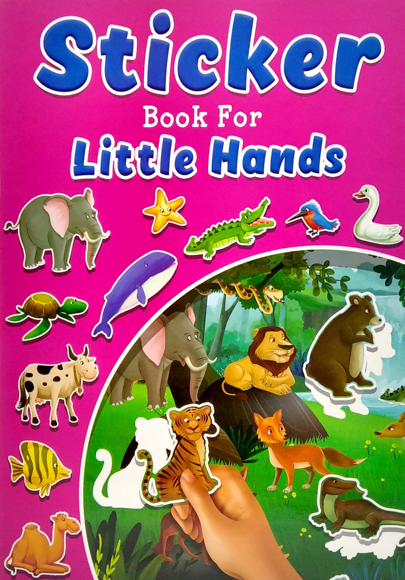 Sticker Book For Little Hands - Pink