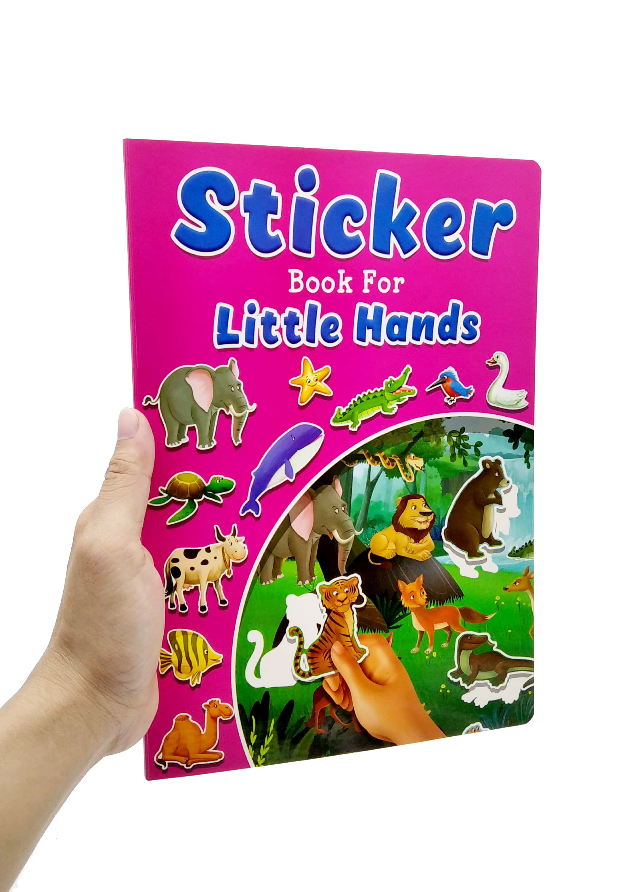 Sticker Book For Little Hands - Pink