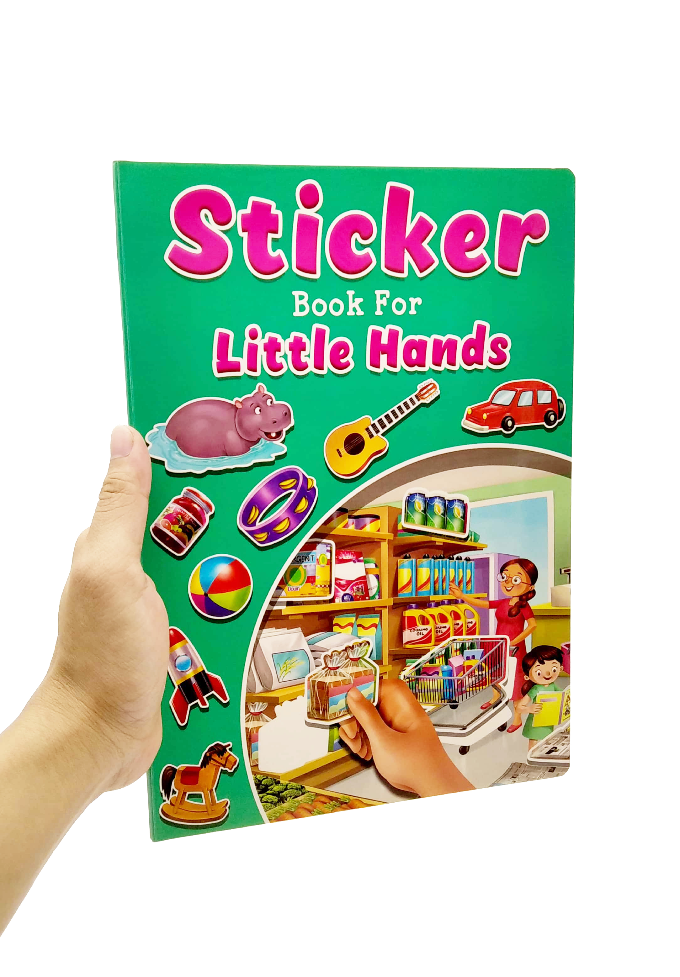 Sticker Book For Little Hands - Turquoise
