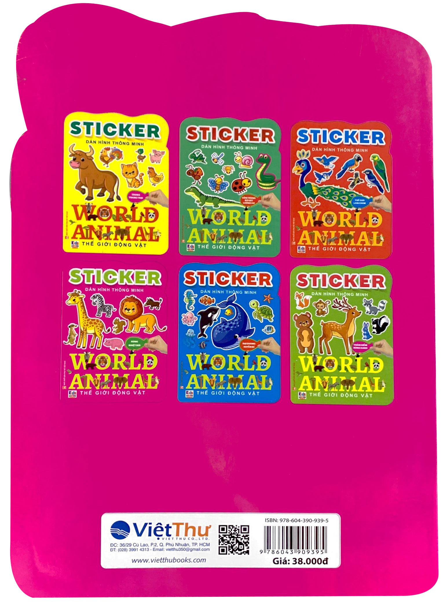 Sách Sticker Dán Hình Thông Minh - Thế Giới Động Vật - Rừng Nhiệt Đ ...