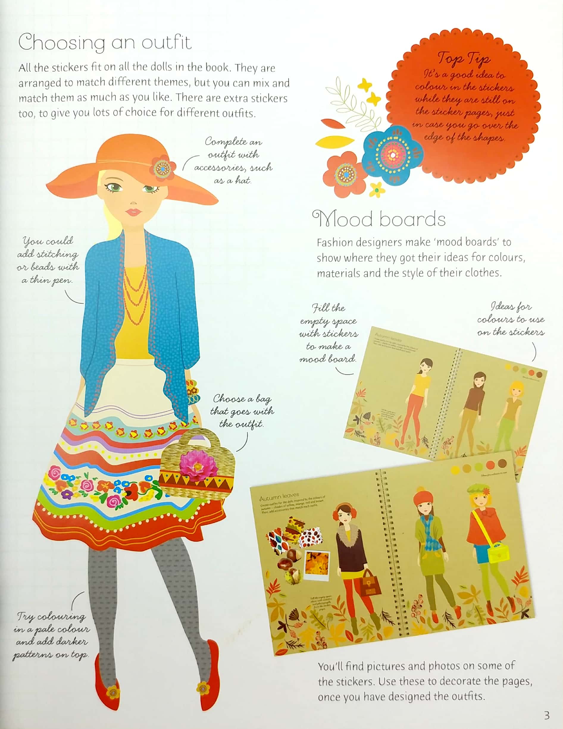 Sticker Dolly Dressing Fashion Designer Autumn And Winter Collection