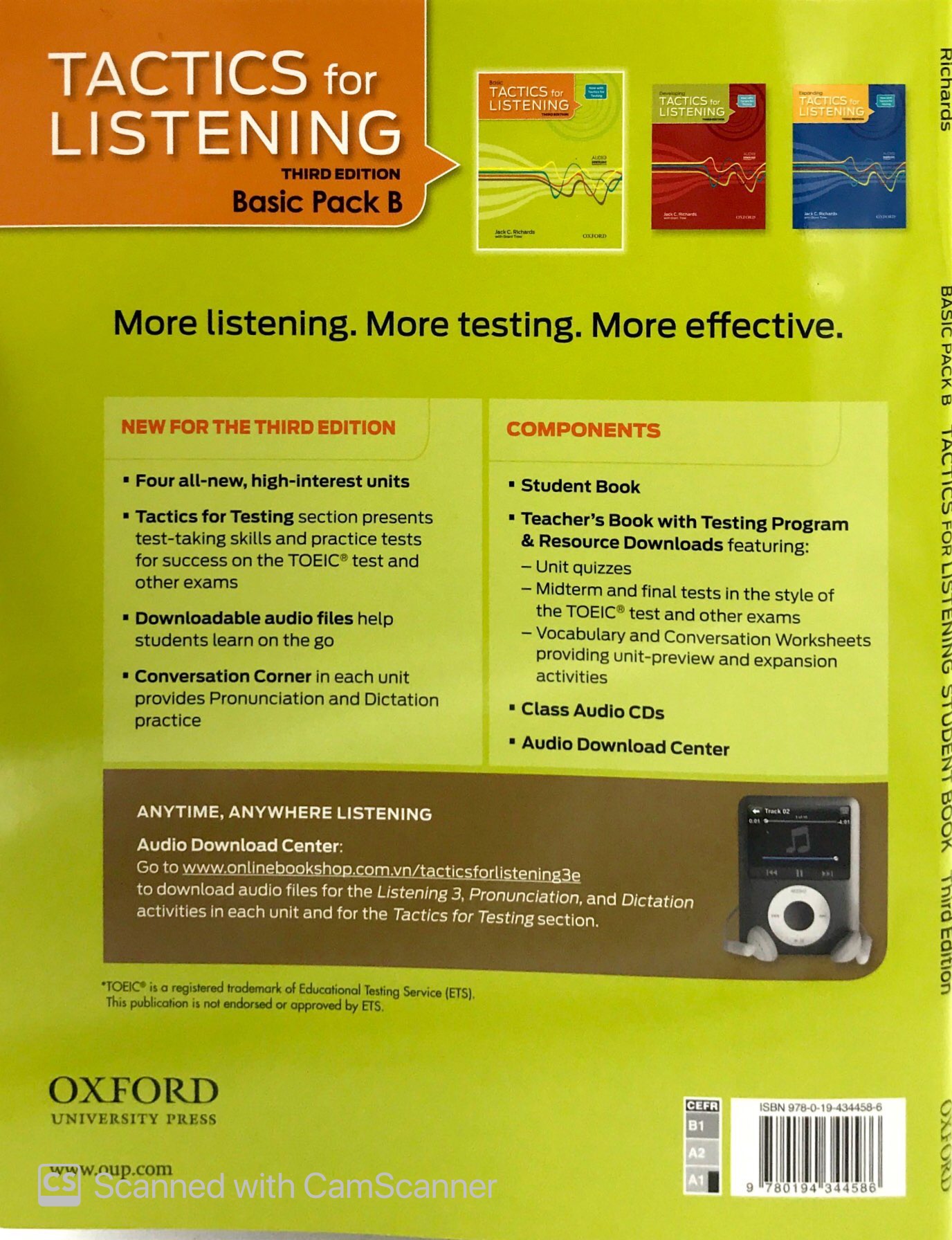 Tactics For Listening 3E Basic Pack B - FAHASA.COM