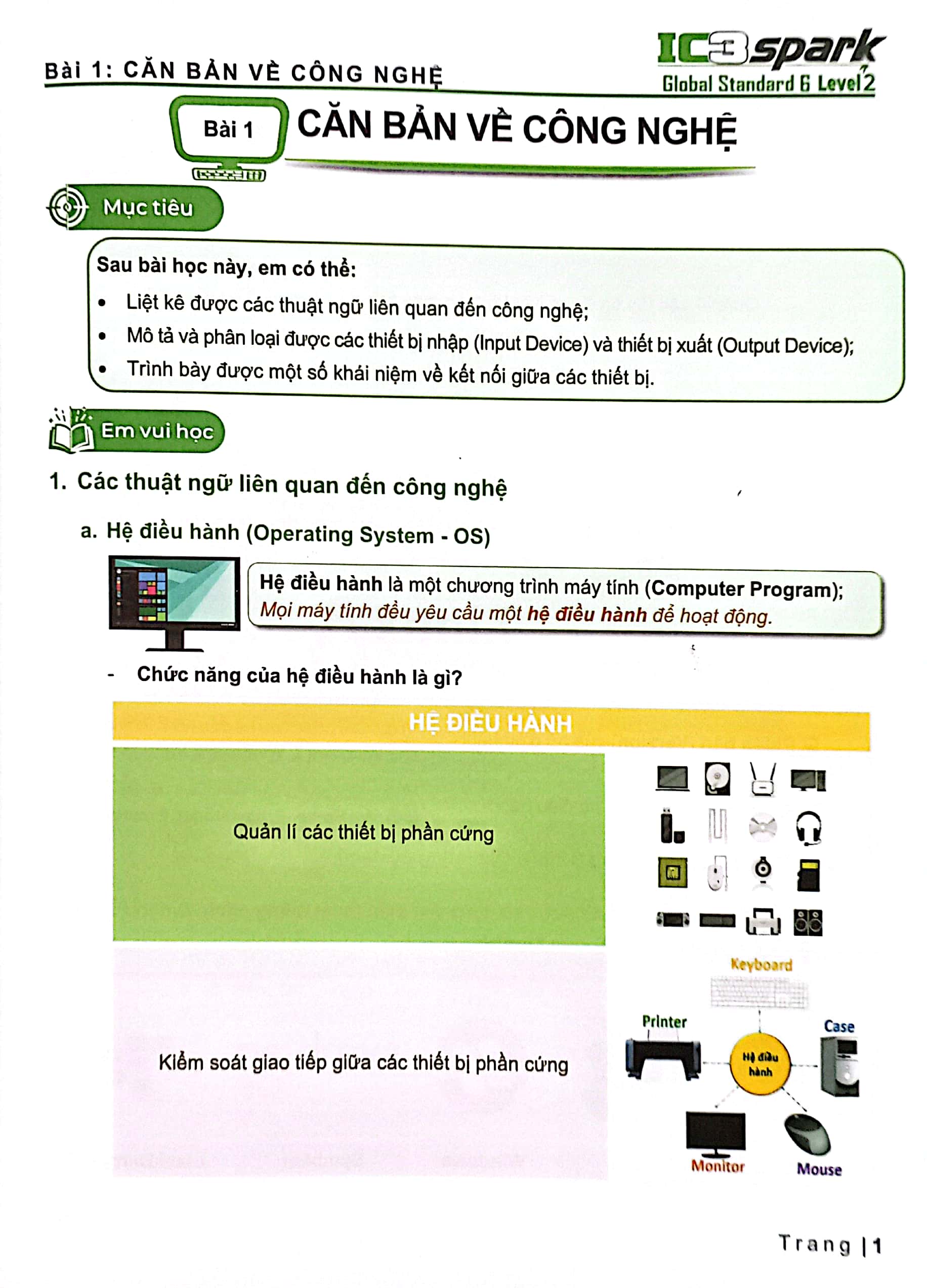 Tăng Cường Tin Học Quốc Tế - IC3 GS6 Spark Level 2 (Tái Bản 2024) PDF - Tờ Khai Y Tế