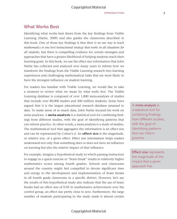 Teaching Mathematics In The Visible Learning Classroom, Grades 3-5 ...