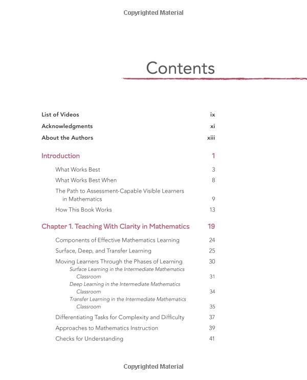 Teaching Mathematics In The Visible Learning Classroom, Grades 3-5 ...