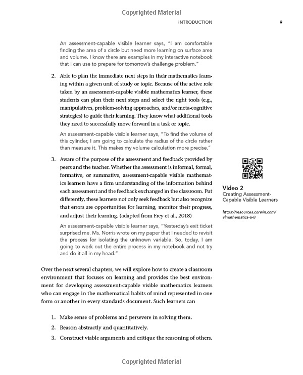 Teaching Mathematics In The Visible Learning Classroom, Grades 6-8 ...