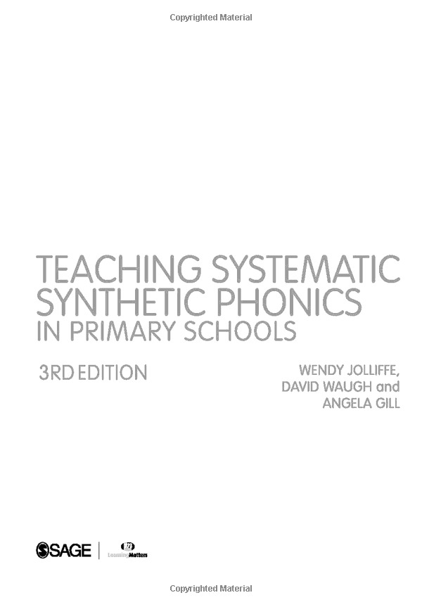 Teaching Systematic Synthetic Phonics In Primary Schools (Transforming ...