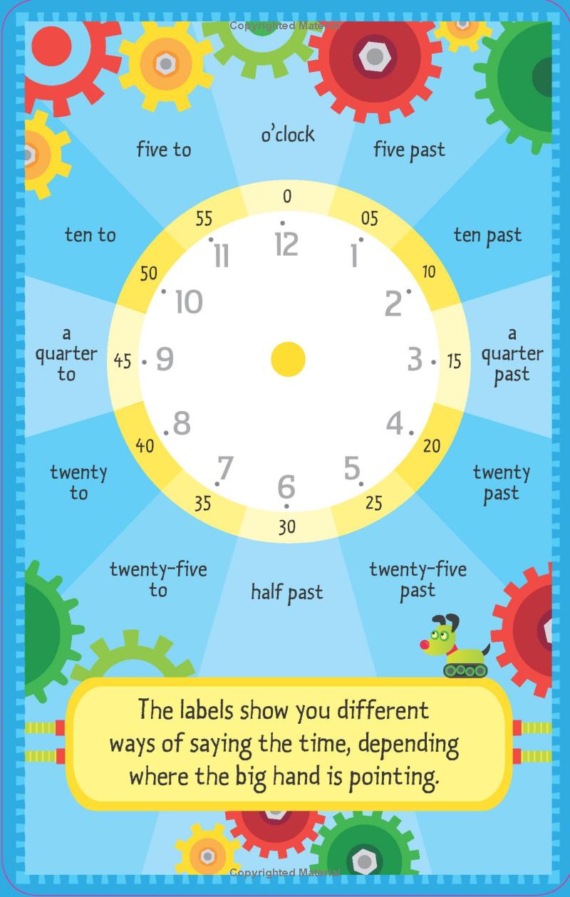 Telling The Time Flashcards - FAHASA.COM