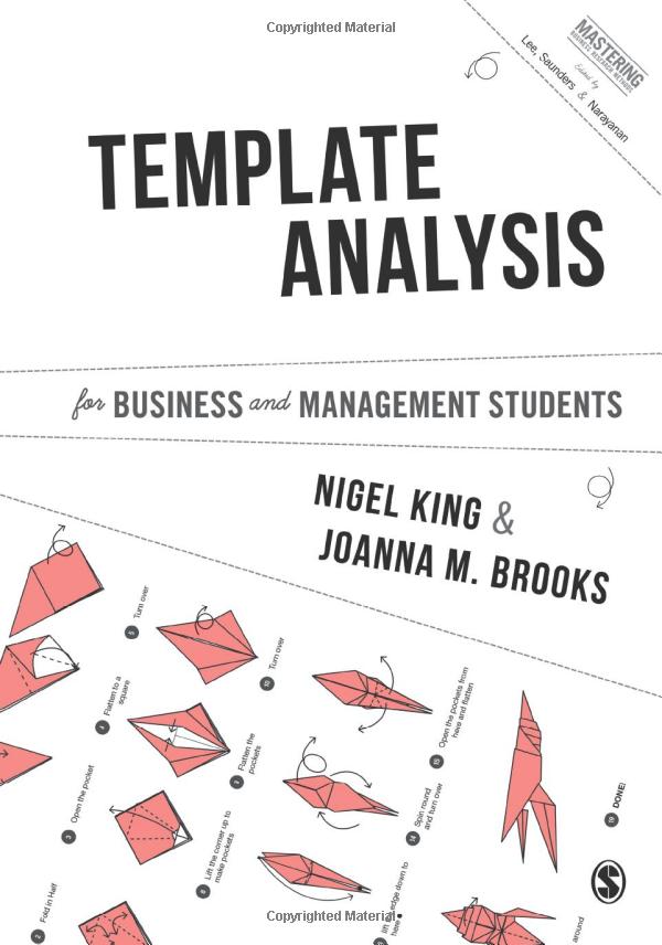 Template Analysis For Business And Management Students (Mastering ...