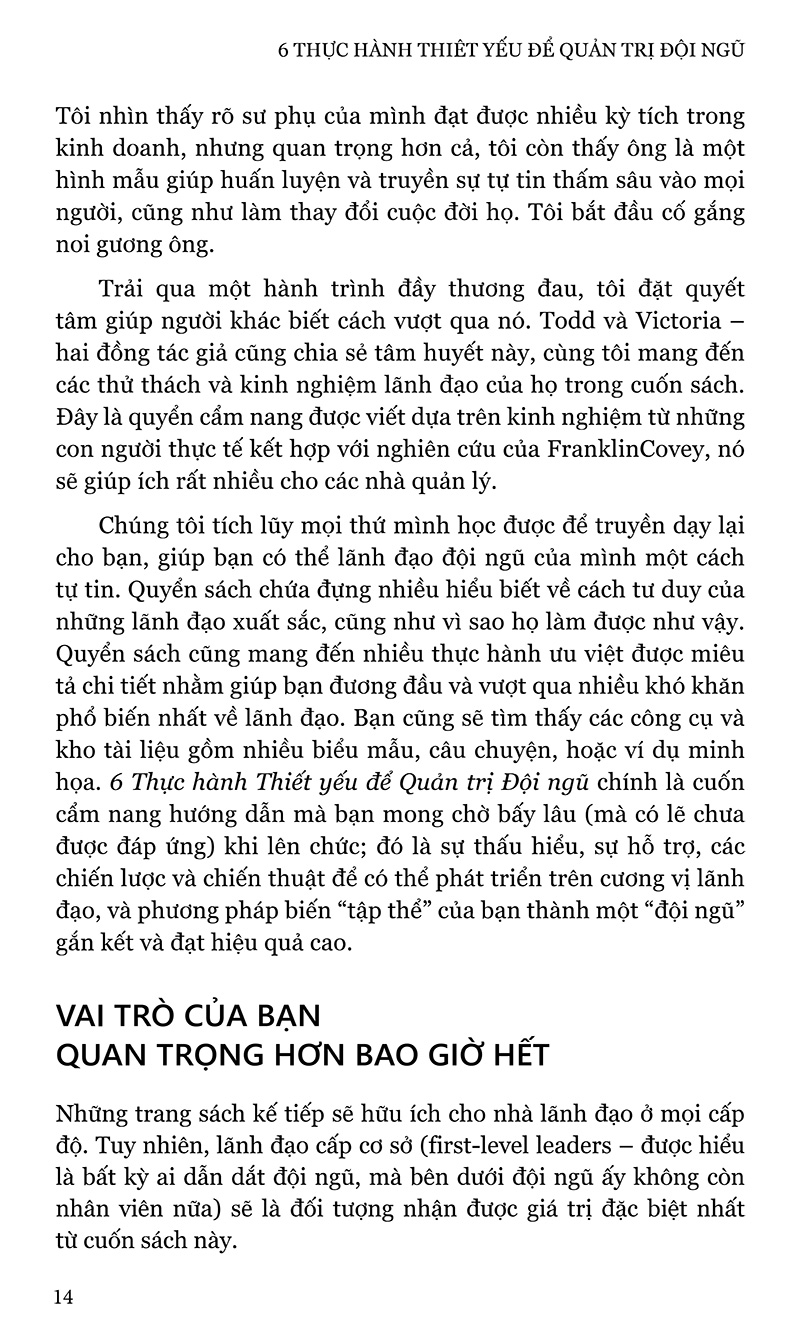 Sách The 6 Critical Practices For Leading A Team - 6 Thực Hành Thiết ...