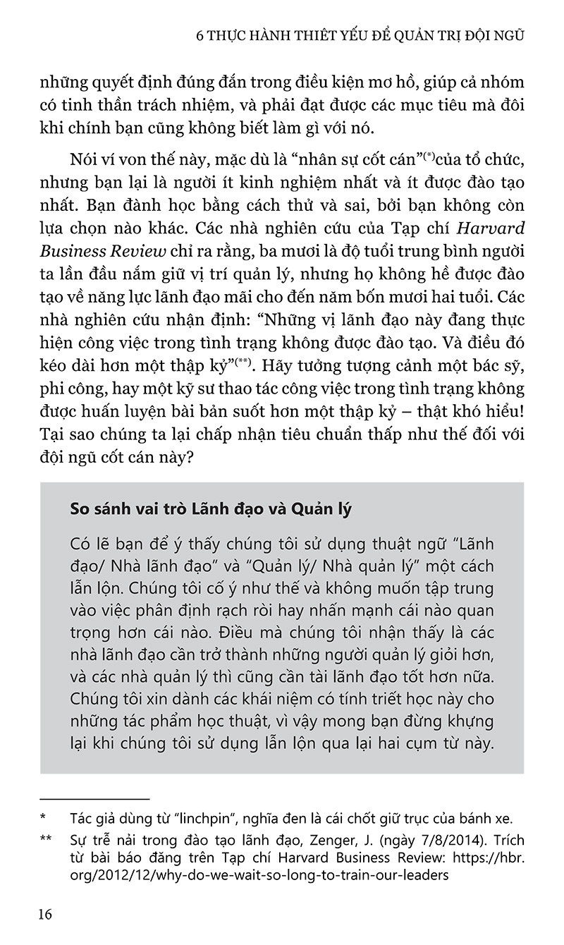 Sách The 6 Critical Practices For Leading A Team - 6 Thực Hành Thiết ...
