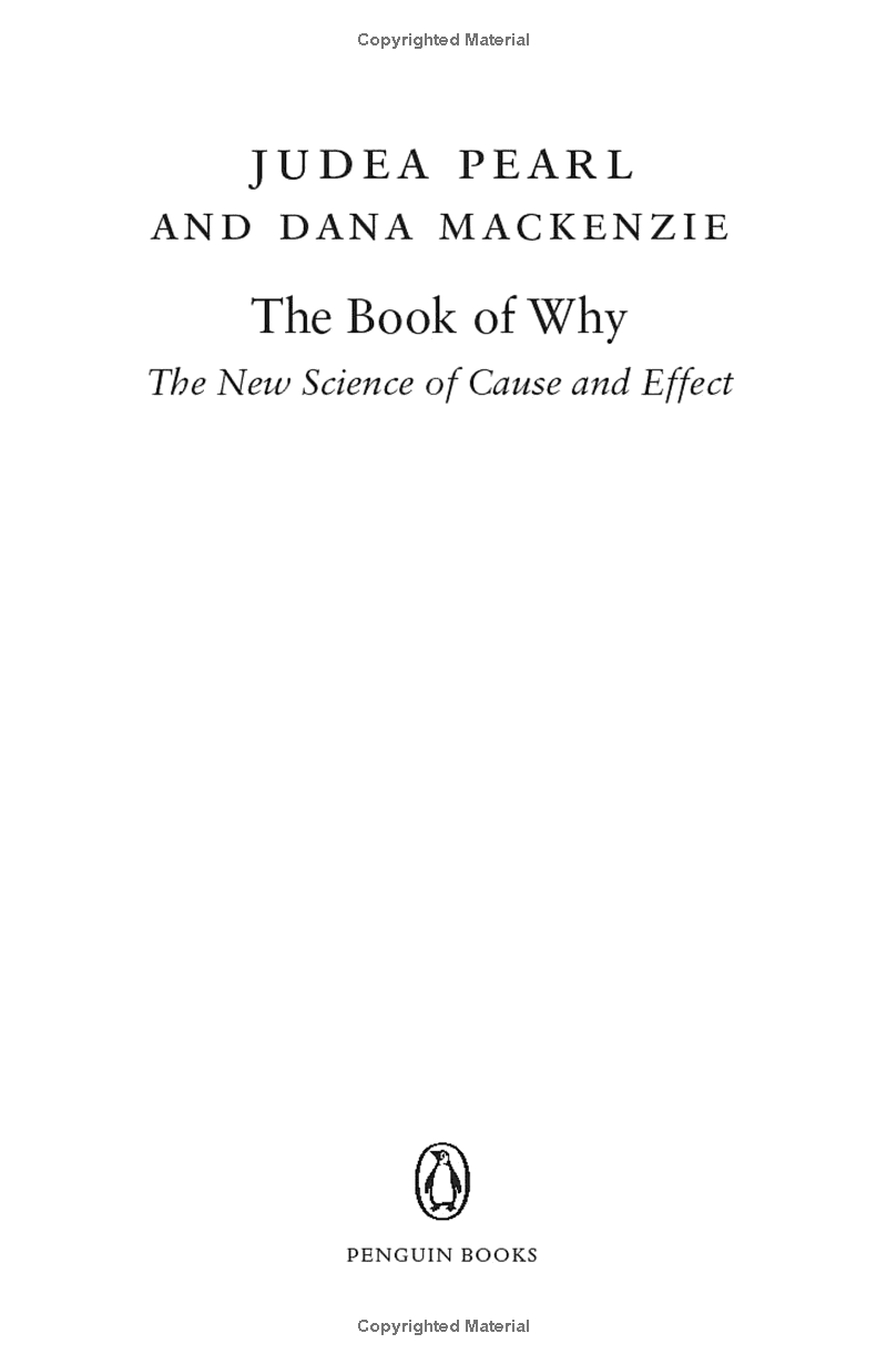 The Book Of Why : The New Science Of Cause And Effect - FAHASA.COM