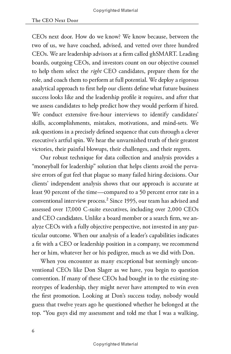 The CEO Next Door - FAHASA.COM