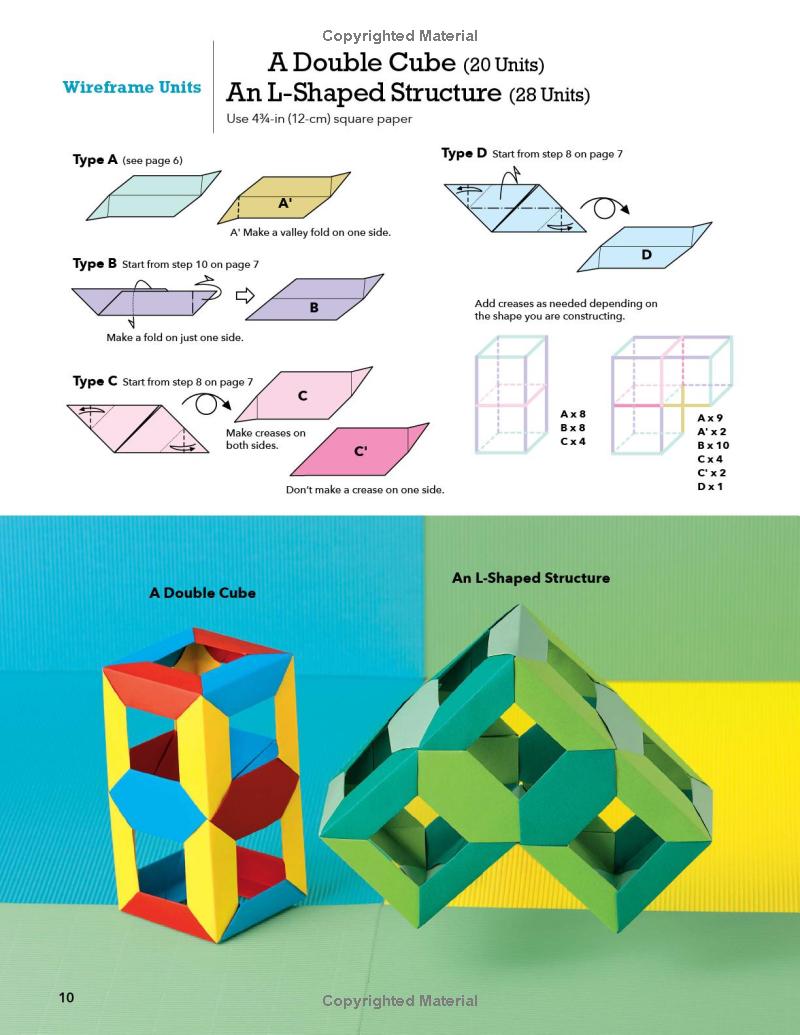 The Complete Book Of Origami Polyhedra: 64 Ingenious Geometric Paper ...