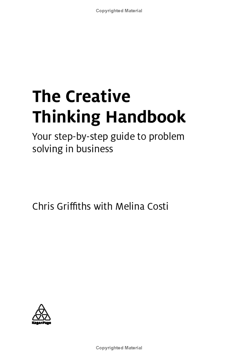 The Creative Thinking Handbook: Your Step-By-Step Guide To Problem ...