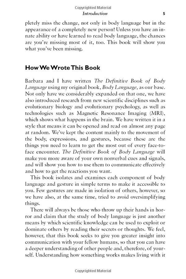 The Definitive Book Of Body Language: The Hidden Meaning Behind People ...