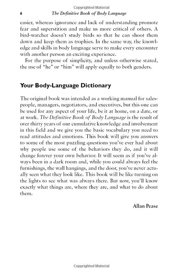 The Definitive Book Of Body Language: The Hidden Meaning Behind People ...