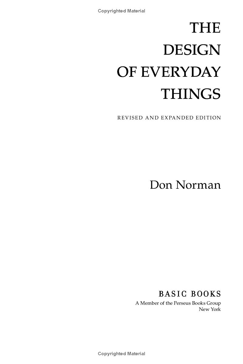 The Design of Everyday Things