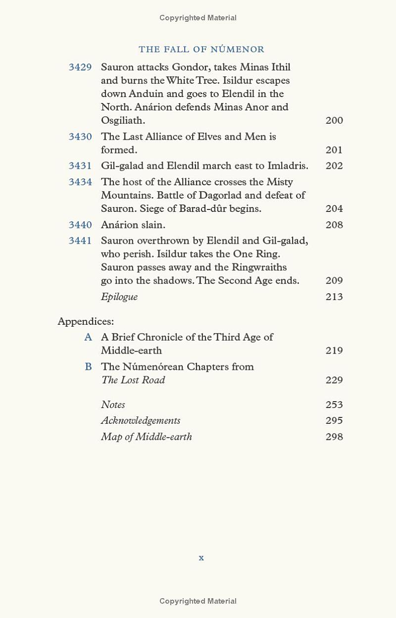 The Fall Of Númenor: And Other Tales From The Second Age Of Middle ...