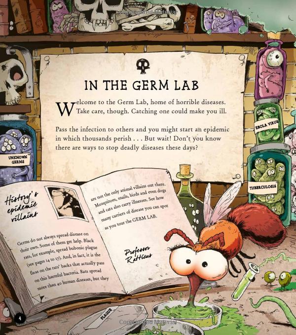 The Germ Lab: The Gruesome Story Of Deadly Diseases - FAHASA.COM