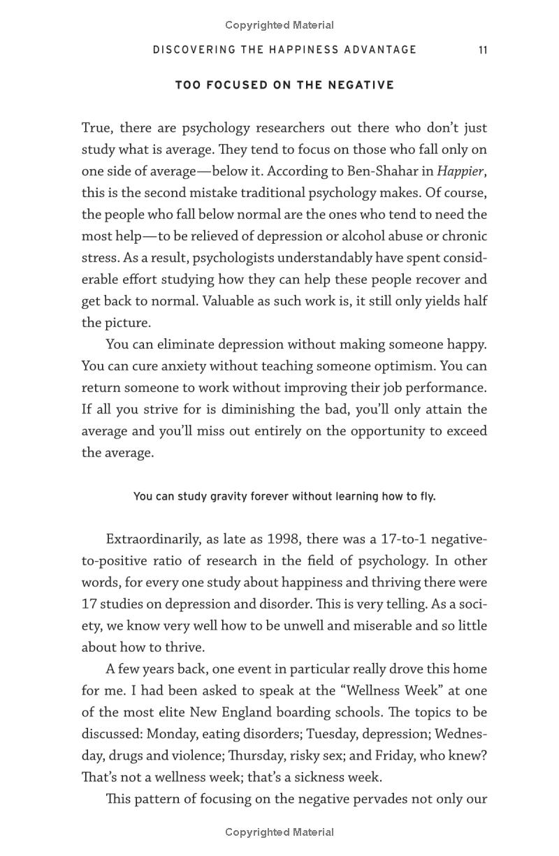 The Happiness Advantage: How a Positive Brain Fuels Success in Work and ...