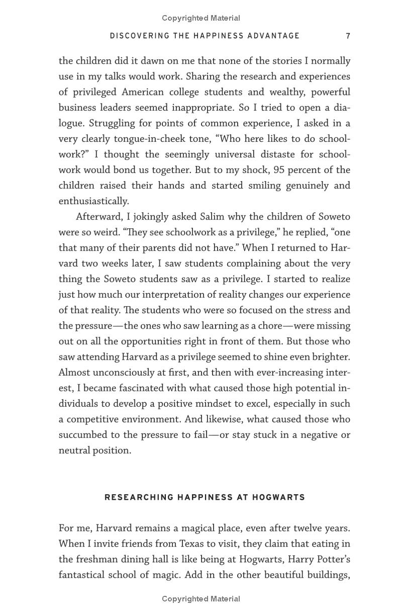 The Happiness Advantage: How a Positive Brain Fuels Success in Work and ...