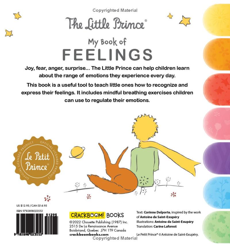 The Little Prince: My Book Of Feelings - FAHASA.COM